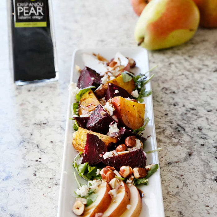 Roasted Beet, Pear, & Nut Salad Recipe | Olivelle The Art of Flavor®